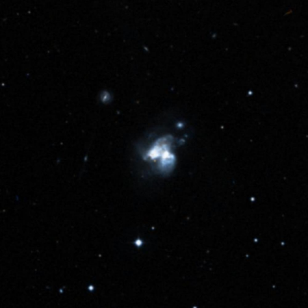 NGC3690 (Galaxy) - In-The-Sky.org